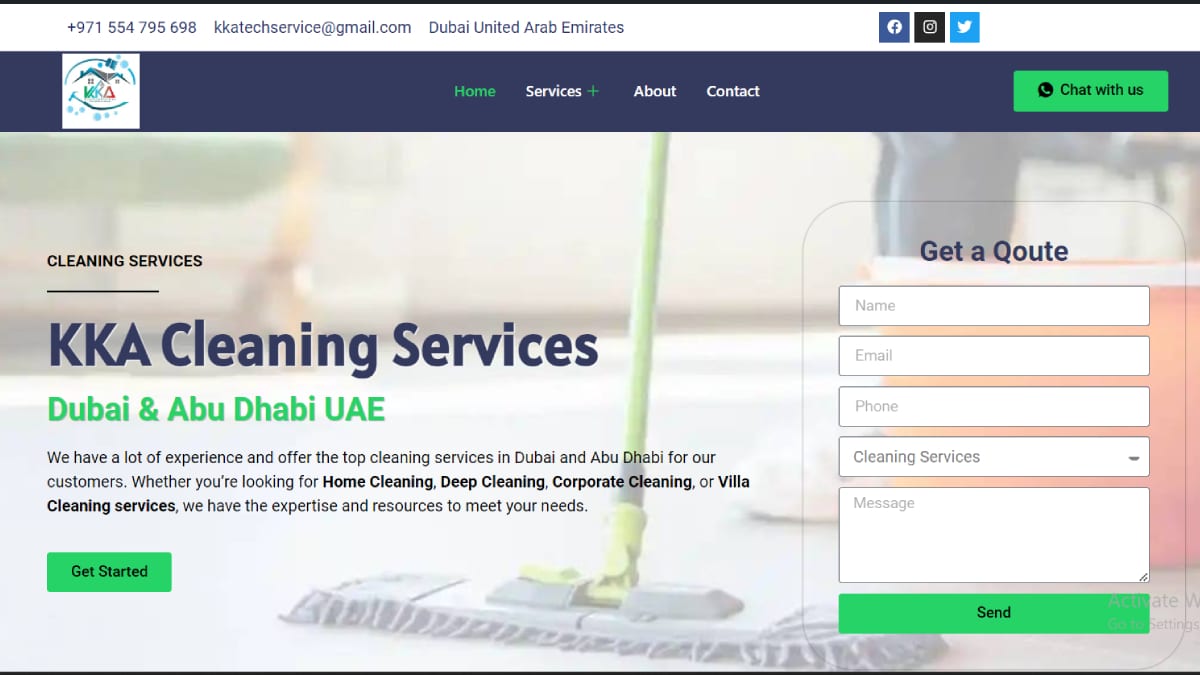 Professional Cleaning Services in Dubai | KKA Cleaning Services